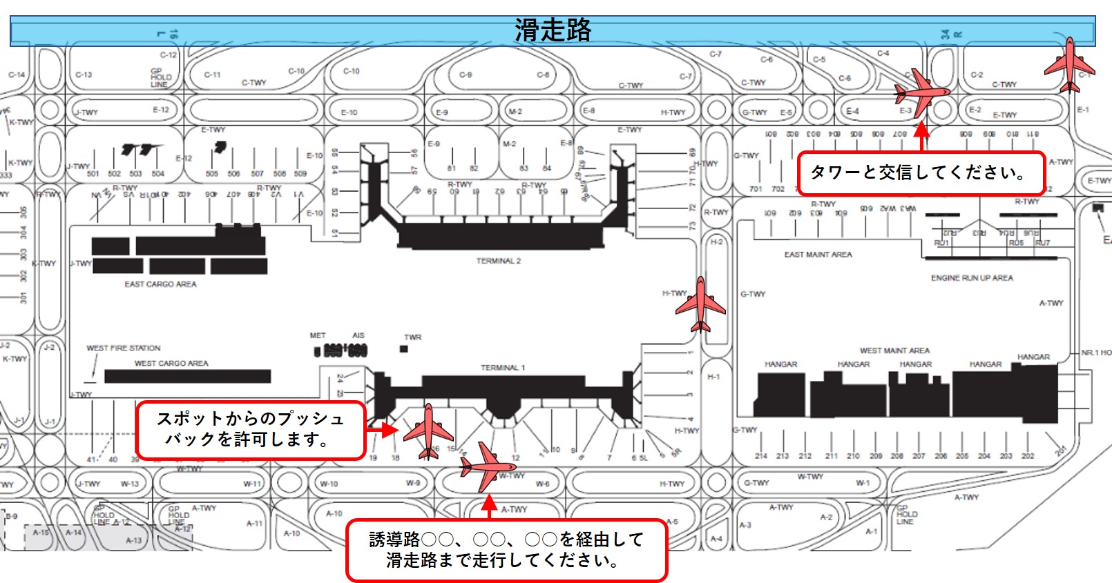 航空管制入門！⑤空港内での地上の管制を理解しよう！｜不器用に生きよう！